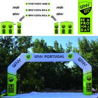 China Inflatable Blow Up Archway OEM Race Finish Line Arch For Sport Events for sale