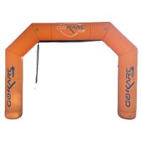China Colorful Advertising Entrance Inflatable Finish Arch For Event for sale