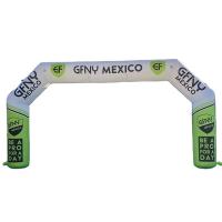 China Colorful Advertising Entrance Inflatable Finish Arch For Event for sale