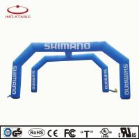 China Marathon Custom Inflatable Race Arch Rainbow Event Entrance Maze Arches for sale