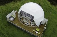 China New Arrivals 4 to 6 People 850g PVC Cloth Hotel Tent Luxury Garden Igloo Dome for sale