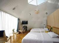 China New Arrivals 4 to 6 People 850g PVC Cloth Hotel Tent Luxury Garden Igloo Dome for sale