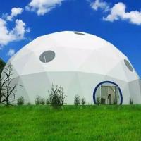 China hot sale PVC fabric transparent wedding party camping geodesic dome tent house for sale