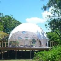 China luxury white outdoor waterproof camping hotel safari dome tent for resort for sale