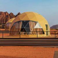 China New Design outdoor luxury camping PVC living room glamping dome resort tent hotel for sale