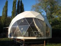 China Luxury Igloo glamping resort geodesic dome tent for sale