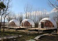 China Luxury Igloo glamping resort geodesic dome tent for sale