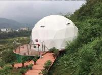China Luxury Igloo glamping resort geodesic dome tent for sale