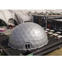 China Steel Frame Transparent pvc Geodesic Garden house dome igloo tent for sale