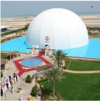 China large outdoor luxury waterproof glamping 6m geodesic dome tent hotel for sale