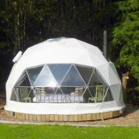 China larger image Add to Compare  Share luxury 6m pvc winter snow heated camping half dome tent for desert for sale