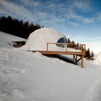 China larger image Add to Compare  Share luxury 6m pvc winter snow heated camping half dome tent for desert for sale