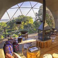 China Soccer Diameter Luxury Resort 5M Geodesic Aluminum Igloo Tent for sale