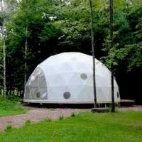 China 9m Geodesic Dome Camping Tent Luxury PVDF Gabric Outdoor PVC for sale