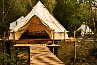 China 9m Geodesic Dome Camping Tent Luxury PVDF Gabric Outdoor PVC for sale