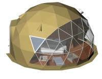 China Winter Outdoor Inflatable Dome Tent Large Geodesic Giant Igloo Tent for sale