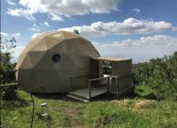 China Winter Outdoor Inflatable Dome Tent Large Geodesic Giant Igloo Tent for sale
