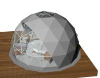China Winter Outdoor Inflatable Dome Tent Large Geodesic Giant Igloo Tent for sale