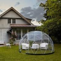 China Waterproof Outdoor 5m Geodesic Dome Garden Geodesic Four Season Tent for sale