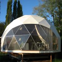 China Prefab Inflatable Dome Tent Hotel Decoration Transparent Geodesic for sale