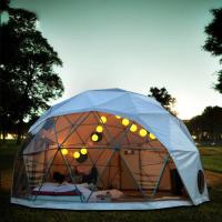 China Size 10m Inflatable Dome Tent Blow Up Igloo Tent Glamping Luxury Design for sale
