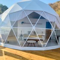 China Hotel Decoration Inflatable Round Dome Tent Prefab Geodesic for sale