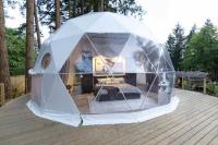 China Waterproof Inflatable Dome Tent House Customized 6m Geodesic Dome Tent for sale
