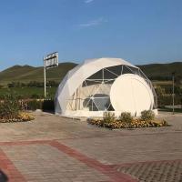 China Camping 4 Season Geodesic Tent Dome House Inflatable Transparent for sale