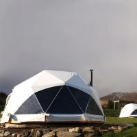 China Camping 4 Season Geodesic Tent Dome House Inflatable Transparent for sale
