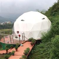 China Camping 4 Season Geodesic Tent Dome House Inflatable Transparent for sale