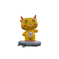 China Inflatable 3D cartoon inflatable doll custom PVC logo for sale