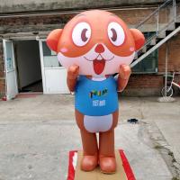 China advertising cartoon Inflatable characters customized animal cartoon walking inflatable fox mous for sale