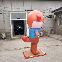 China advertising cartoon Inflatable characters customized animal cartoon walking inflatable fox mous for sale
