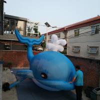 China advertising cartoon Inflatable characters Whale Shark inflatable dolphin for kids play event for sale