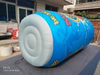 China Customized Giant Beer juice Advertising inflatable zip-top can for promotion event bottle mascot characters for sale