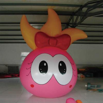China Customized Logo Inflatable 3D Cartoon Outdoor PVC Giant Inflatable Doll Ballon for Sale for sale
