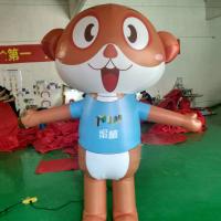 China Customized Logo Inflatable 3D Cartoon Outdoor PVC Giant Inflatable Doll Ballon for Sale for sale