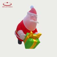 China 2023 Giant Cartoon Christmas Outdoor Inflatable Santa Claus For Outdoor Decoration for sale