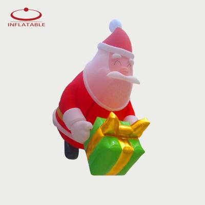 China 2023 Giant Cartoon Christmas Outdoor Inflatable Santa Claus For Outdoor Decoration for sale