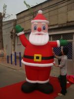 China 2023 Giant Cartoon Christmas Outdoor Inflatable Santa Claus For Outdoor Decoration for sale