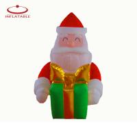 China 2023 Giant Cartoon Christmas Outdoor Inflatable Santa Claus For Outdoor Decoration for sale