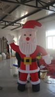 China 2023 Giant Cartoon Christmas Outdoor Inflatable Santa Claus For Outdoor Decoration for sale