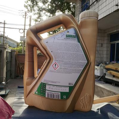 China Customized Giant Lubricating oil kettle Advertising inflatable for promotion motor oil bottle model for sale