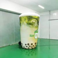 China Customized Advertising Giant inflatable bottle cup for promotion event  milk tea bottle  tea cup win bottle inflatable can for sale