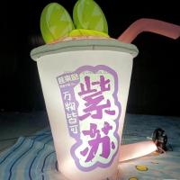 China Customized Advertising Giant inflatable bottle cup for promotion event  milk tea bottle  tea cup win bottle inflatable can for sale