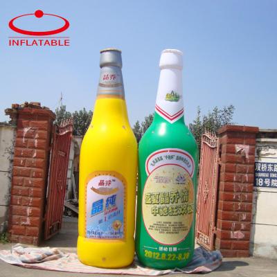 China Cheap Price Promotional Inflatable Beer Cups Giant Custom Inflatable Advertising Bottles Replicas for sale