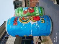 China Cheap Price Promotional Inflatable Beer Cups Giant Custom Inflatable Advertising Bottles Replicas for sale