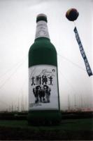 China Cheap Price Promotional Inflatable Beer Cups Giant Custom Inflatable Advertising Bottles Replicas for sale