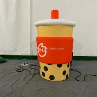 China milk tea bottle  tea cup win bottle inflatable can Customized Advertising Giant inflatable bottle cup for promotion event for sale