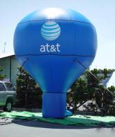 China rooftop hot air balloon shape Inflatable cold air balloon/ ground inflatable advertising balloon for sale for sale